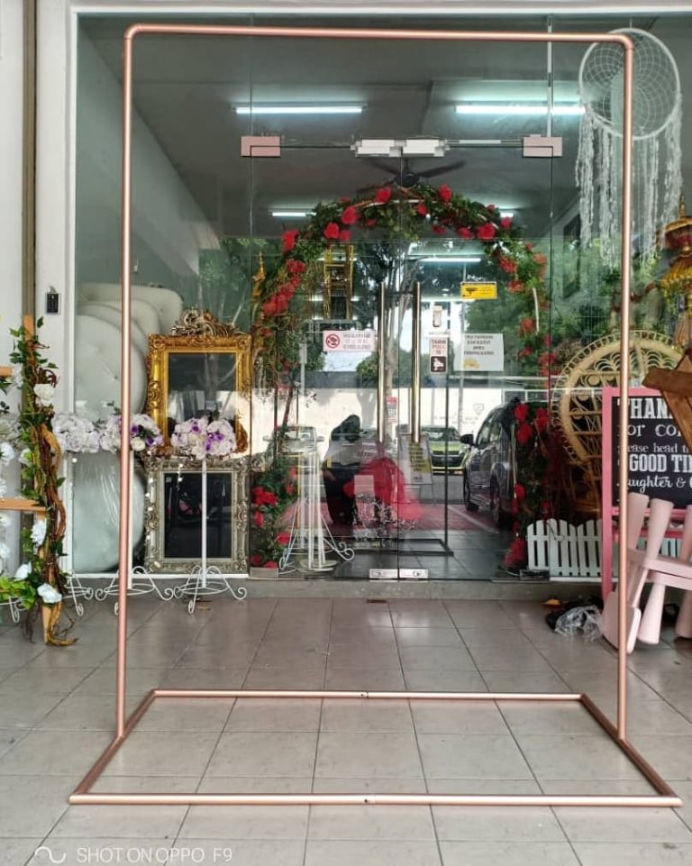 Rose gold square arch curve edge [sewa] – Your DIY Project Rental