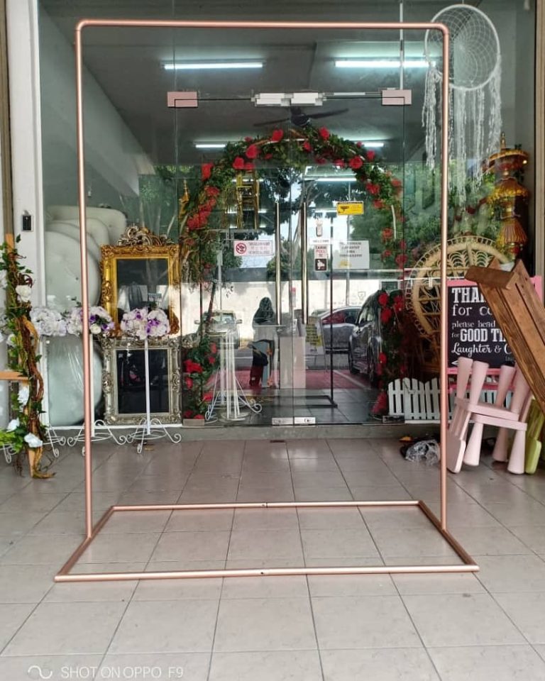 Rose gold square arch curve edge [sewa] – Your DIY Project Rental