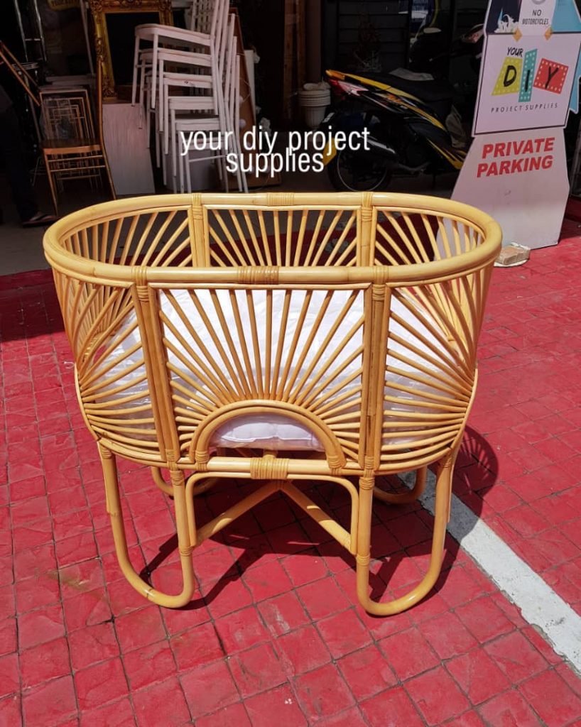 Baby crib basinnet rattan D03 / Buai berendoi rotan D03 [rental] – Your ...