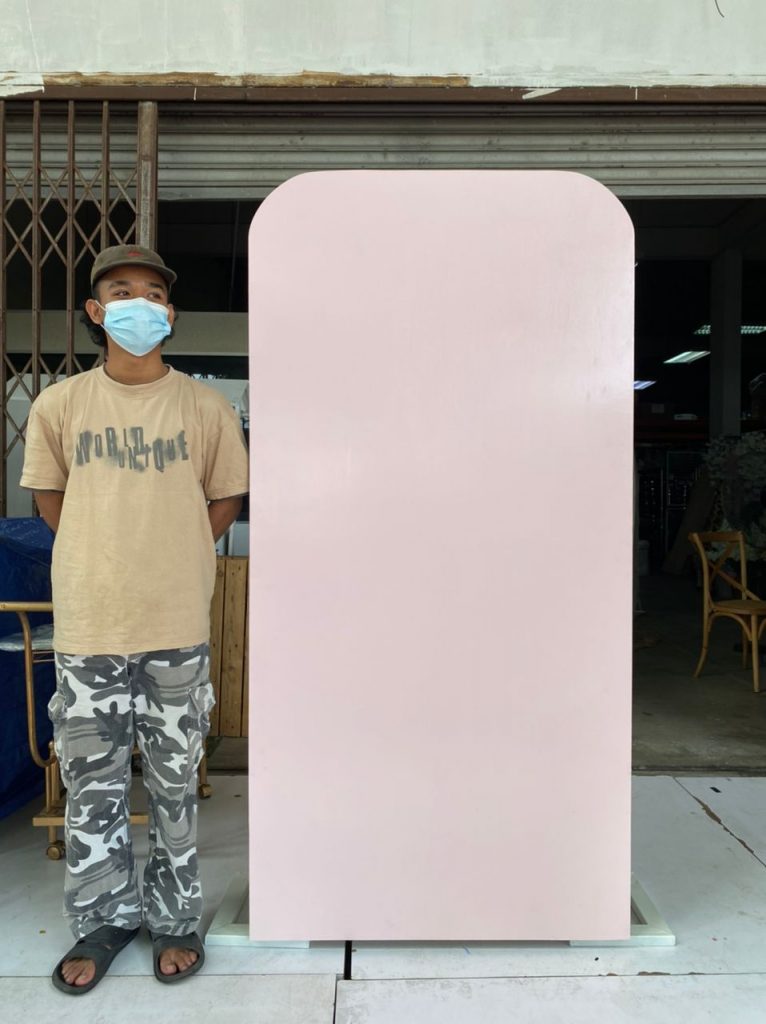 Panel design petak 6ft pink [rental] – Your DIY Project Rental