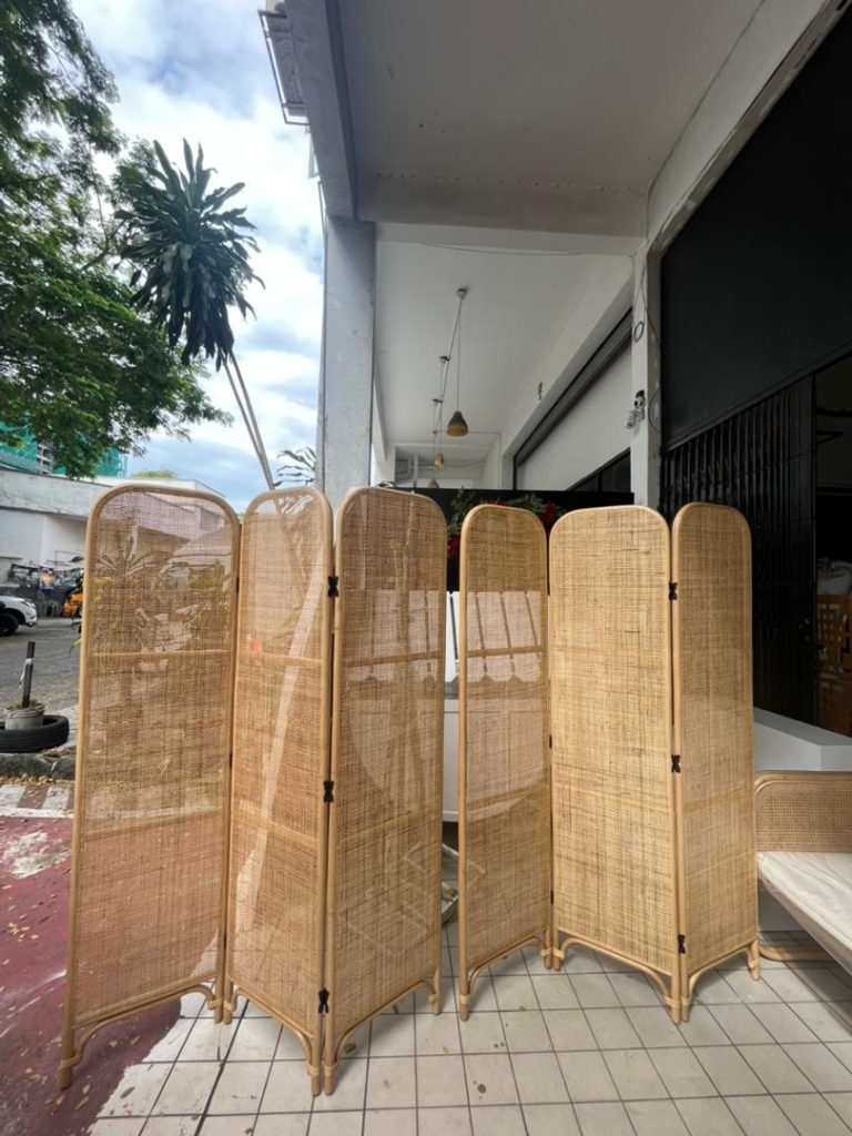 Partition / rattan divider natural design 02 [sewa] – Your DIY Project ...