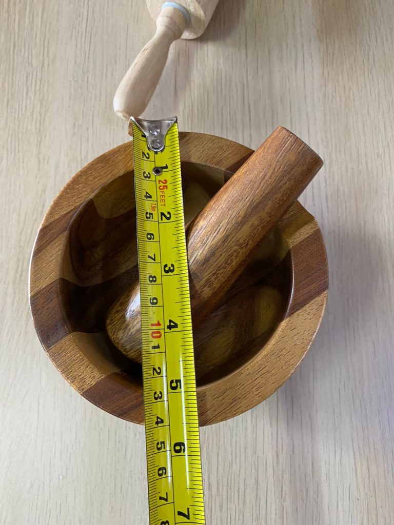 Acacia mortar / lesung kayu (s) [Rental] – Your DIY Project Rental